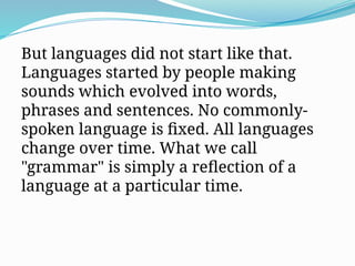 Explain What is Grammar and What is Noun | PPT