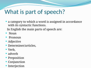 Explain What is Grammar and What is Noun | PPT