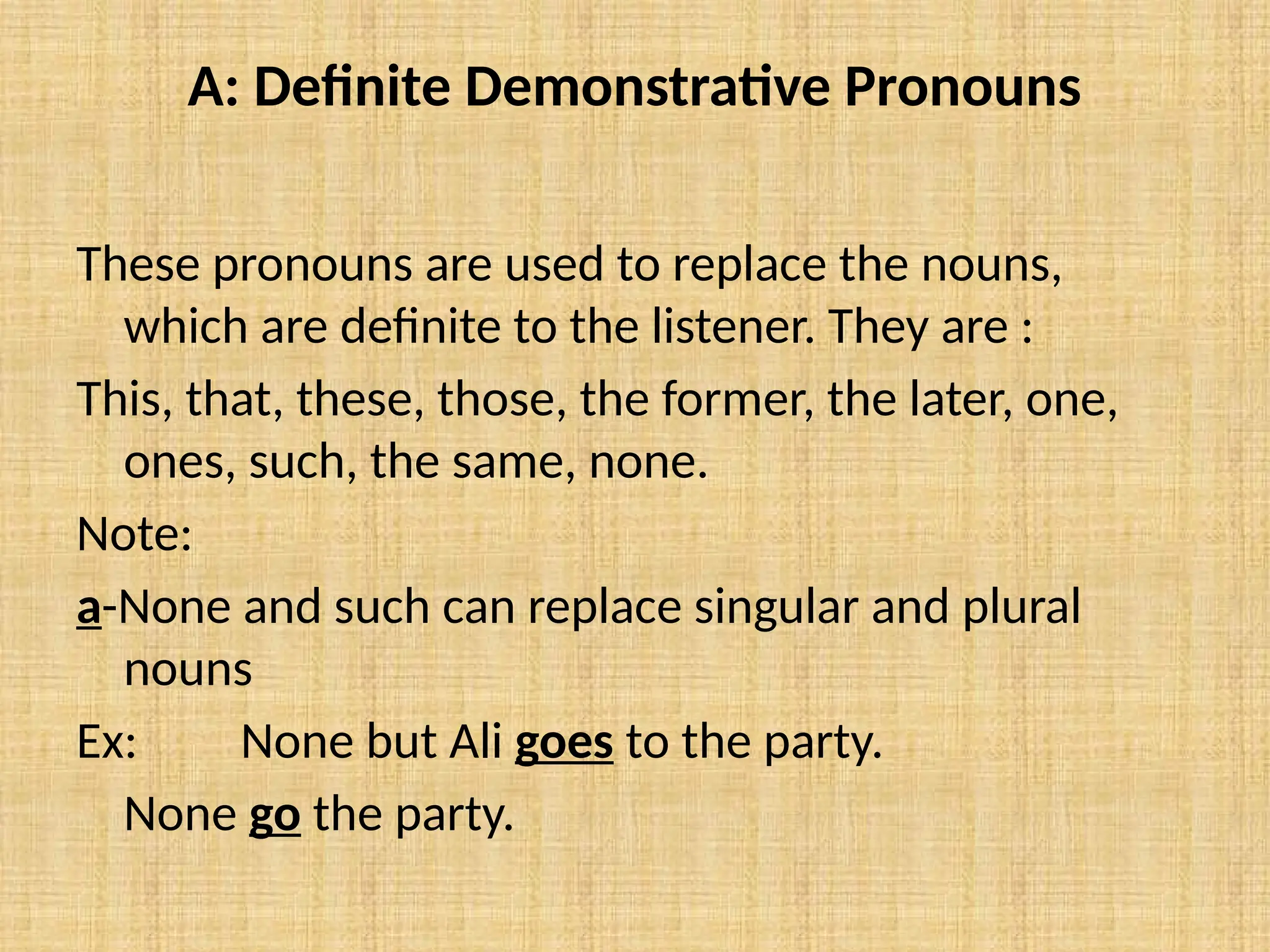 explain what is Pronoun and what is its use | PPT