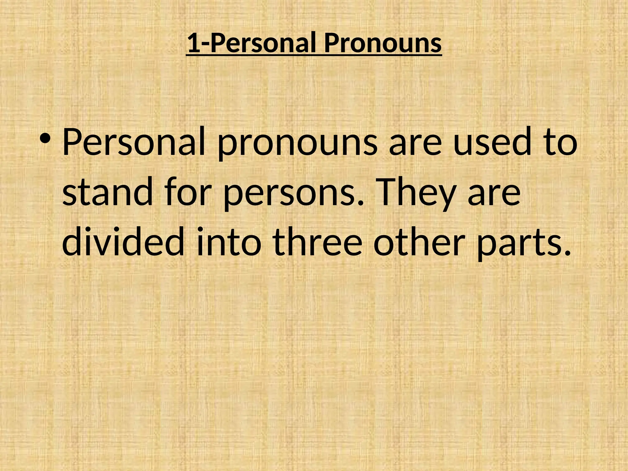 explain what is Pronoun and what is its use | PPT