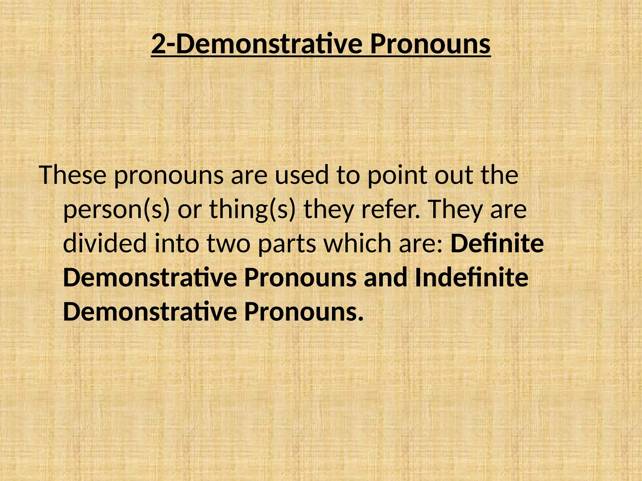 explain what is Pronoun and what is its use | PPT