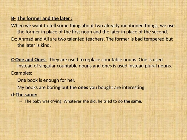 explain what is Pronoun and what is its use | PPT