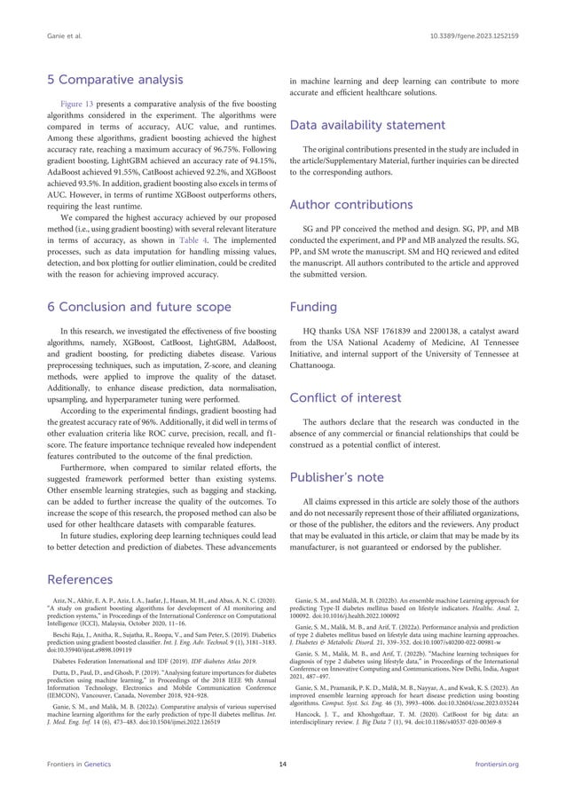 Diabetes Prediction using boosting techniques | PDF