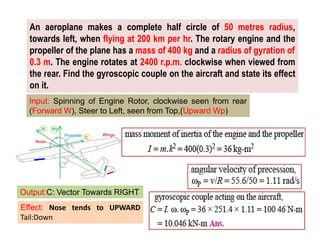 Gyroscope, Gyroscopic Effect, Bike, ship, Planes | PDF