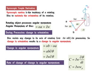 Gyroscope, Gyroscopic Effect, Bike, ship, Planes | PDF