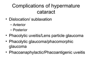 1. Lens Diseases & Cataract.ppt b hhfhjh | PPT