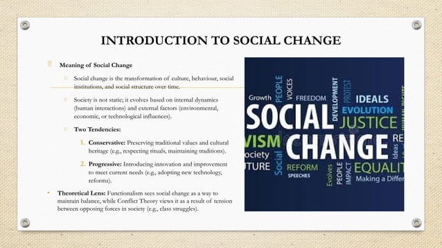 Presentation: Meaning and Nature of Social Change | PPTX