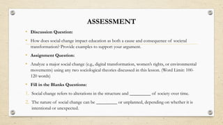 Presentation: Meaning and Nature of Social Change | PPTX