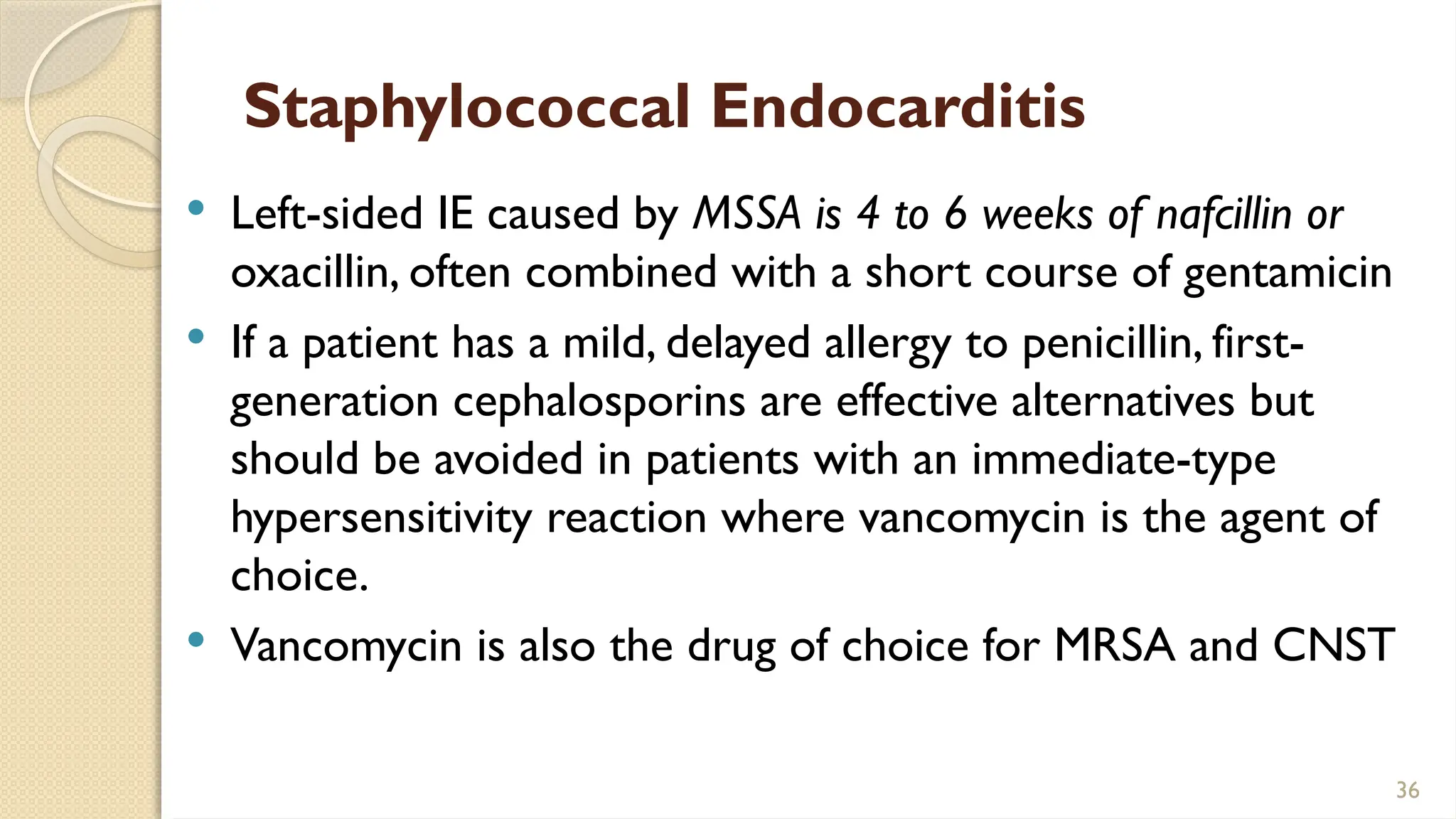 1.pharmacologyof Infective Endocarditis.pptx