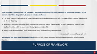 IFRS Framework with detailed examples and excercises | PPT