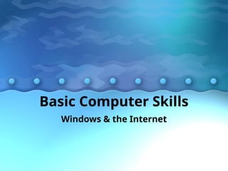 1.ppt Basic Computer Skills_Microsoft Office tools for employees_ | PPT
