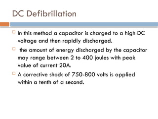 Defibrillator and defibrillation presentation | PPT