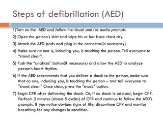 Defibrillator and defibrillation presentation | PPTX