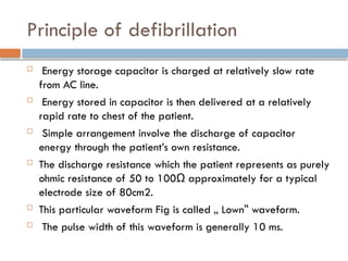 Defibrillator and defibrillation presentation | PPT