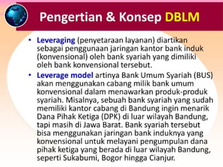 Konsep & Pengertian DBLM _Pelatihan "DUAL BANKING LEVERAGE METHOD (DBLM ...