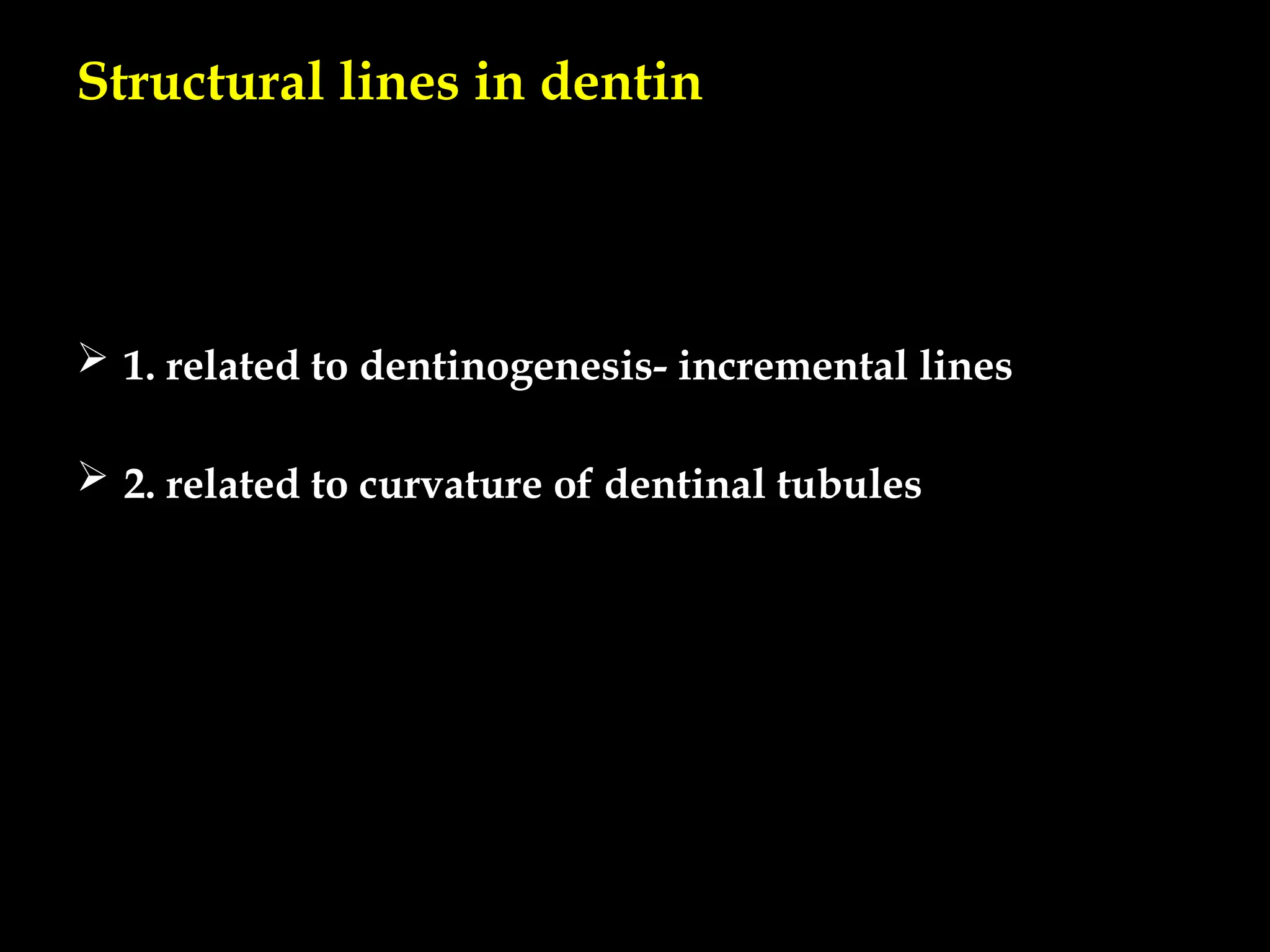 1. Dentin structure of toothtypes of dentin inter | PPTX