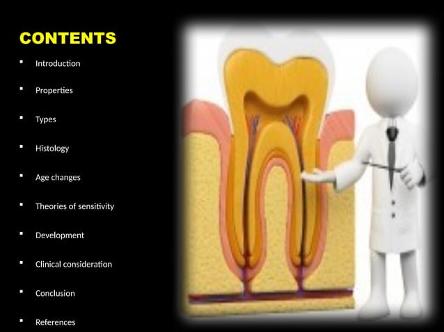 1. Dentin structure of toothtypes of dentin inter | PPT