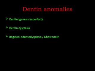 1. Dentin structure of toothtypes of dentin inter | PPTX