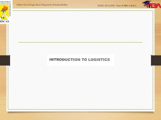 1. International Logistics- Introduction & Meaning.pptx