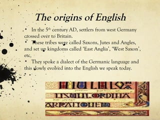 1. History of English Language full .ppt