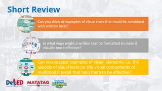 Multimodal text - Composing an arguments | PPTX