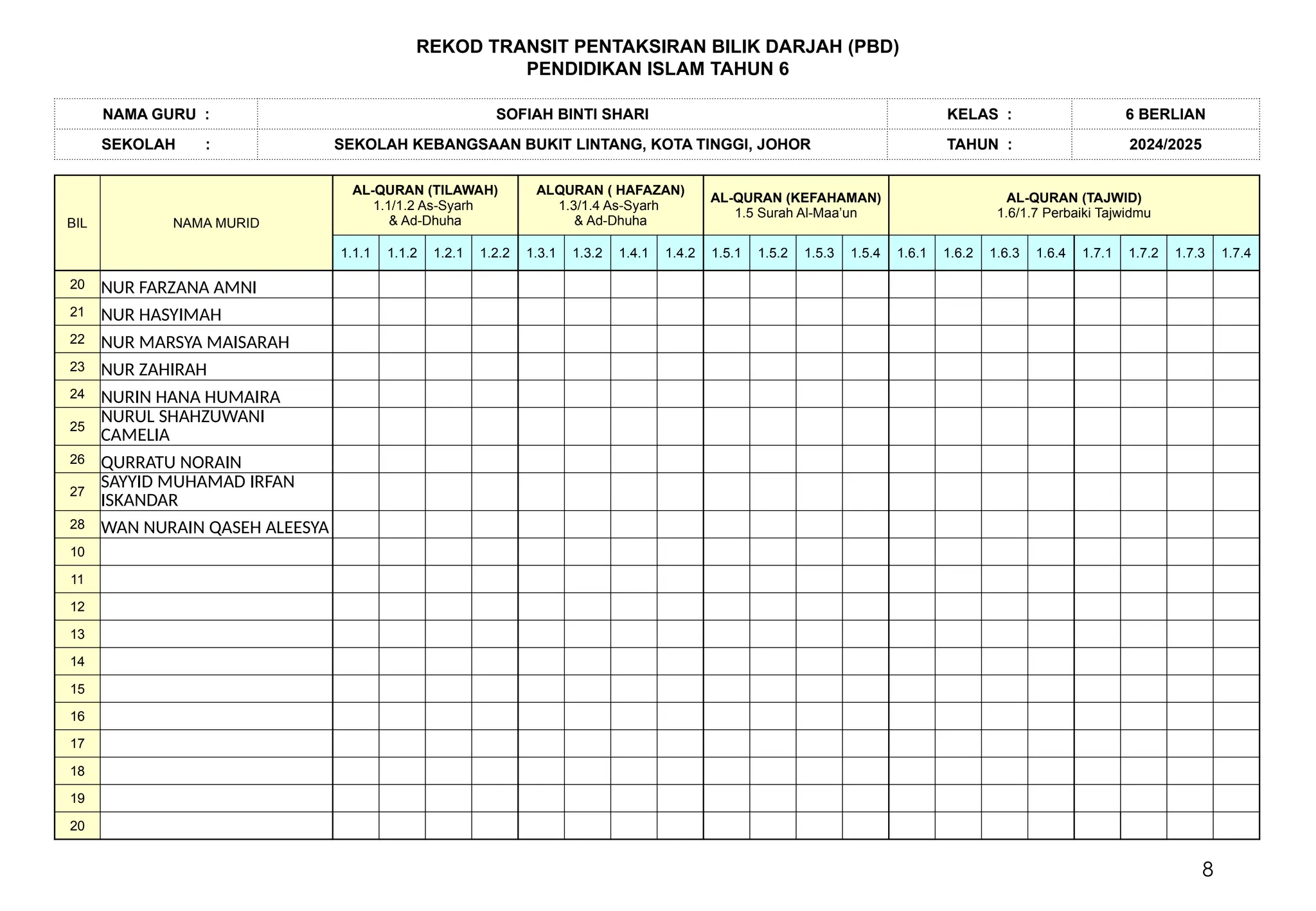 1. REKOD TRANSIT PBD PEND ISLAM TAHUN 6-KSSR SEMAKAN.pptx