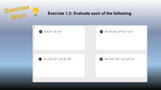 Law of Indices:Product Rule:Quotient Rule | PDF