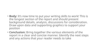 1.How to write a Project Report in business | PPT