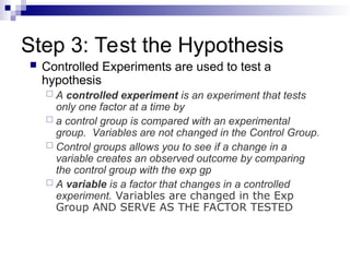 1.3 SCIENTIFIC METHOD.pptEDUCATION EDUCATION | PPT