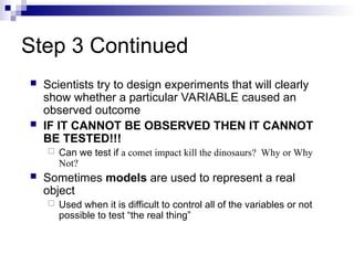 1.3 SCIENTIFIC METHOD.pptEDUCATION EDUCATION | PPT