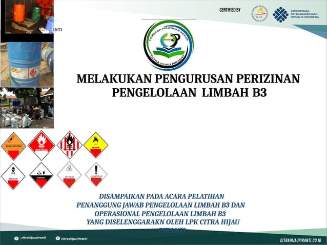 1. Melakukan Pengurusan Perizinan LB3.pptx