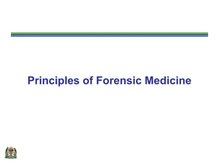 1.0 CONCEPTS AND PRINCIPLES OF FORENSIC MEDICINE .ppt