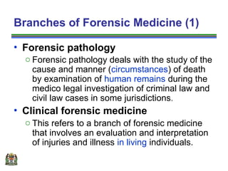 1.0 CONCEPTS AND PRINCIPLES OF FORENSIC MEDICINE .ppt