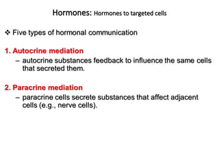 introduction to Hormones in basic hematology | PPT