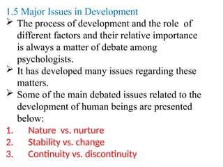 Major Issues in DevelopmentMajor Issues in Development | PPT