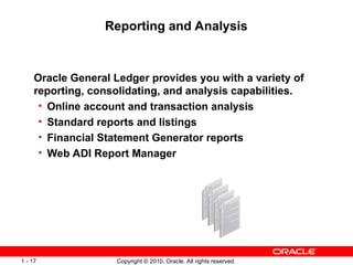 oracle General ledger process presentation 1 | PPT