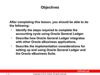 oracle General ledger process presentation 1 | PPT
