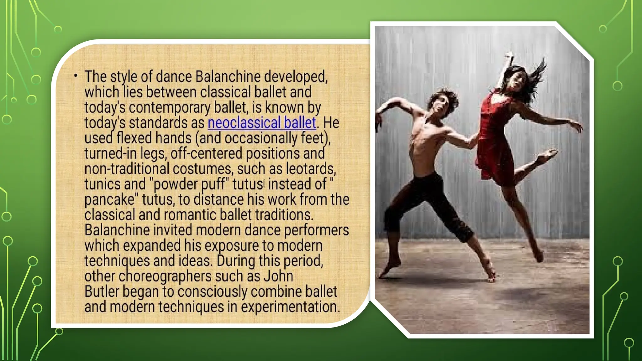 INTRODUCTORY DANCE KINETICS CONTEMPORARY BALLET DANCE | PPTX