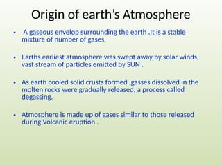 1.Earth atmosphere its composition extent and structure Weather ...