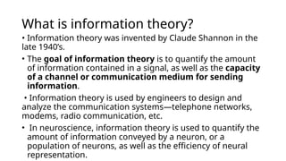 1.2 Information & Coding :Information Theory.pptx
