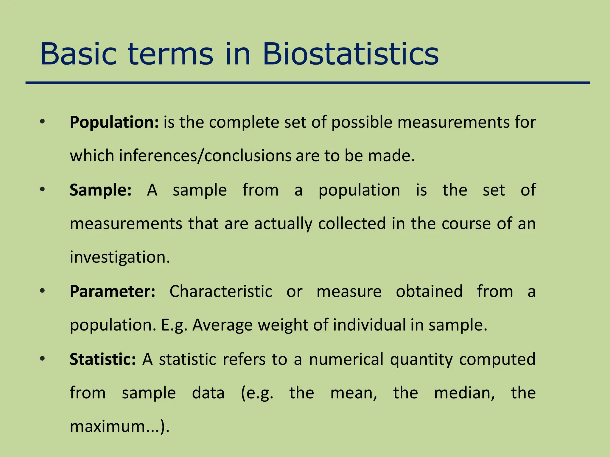 Basic Statistics, Biostatistics, and Frequency Distribution | PDF