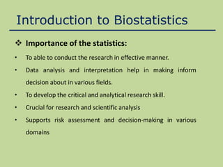 Basic Statistics, Biostatistics, and Frequency Distribution | PDF
