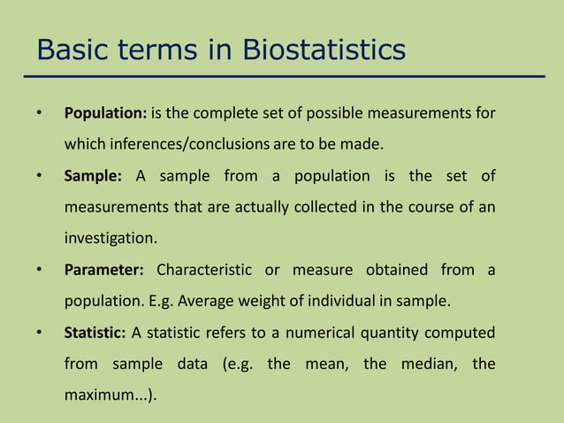 Basic Statistics, Biostatistics, and Frequency Distribution | PDF