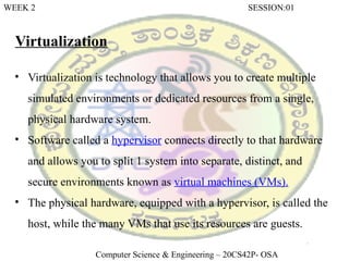 Cloud computing virtualization differences | PPT