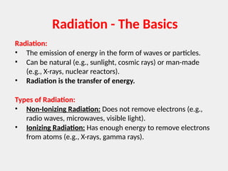 1. Introduction to Radiation and X-ray Discovery | PPTX