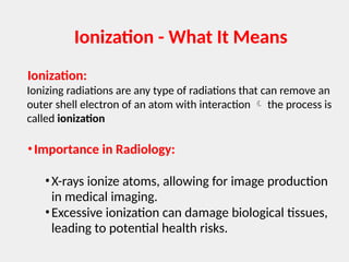 1. Introduction to Radiation and X-ray Discovery | PPTX