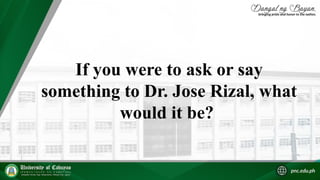 1. THE LIFE OF RIZAL: INTRODUCTION LESSON | PPT