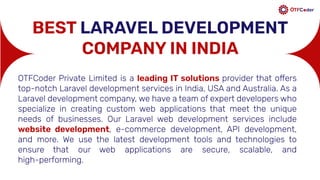 OTFCoder Private Limited - Laravel Development Company | PDF