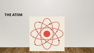 T he concept of atom in ancient times... | PPTX