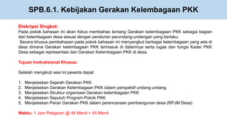 1. PB.6 KELEMBAGAAN PKK DAN POSYANDU.ppt